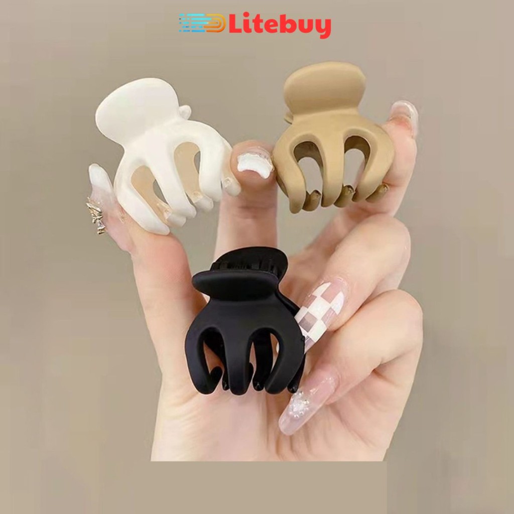 PVN60487 Kẹp Tóc Càng Cua Mini Dễ Thương Nhiều Màu | Shopee Việt Nam