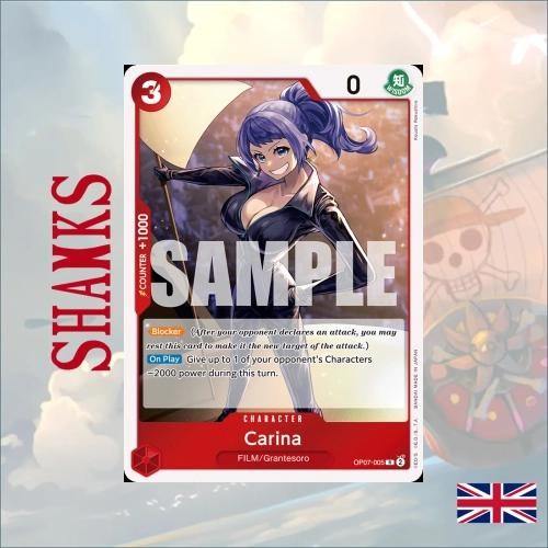 [Thẻ bài One Piece TCG] Carina - OP07-005 - Rare | Shopee Việt Nam