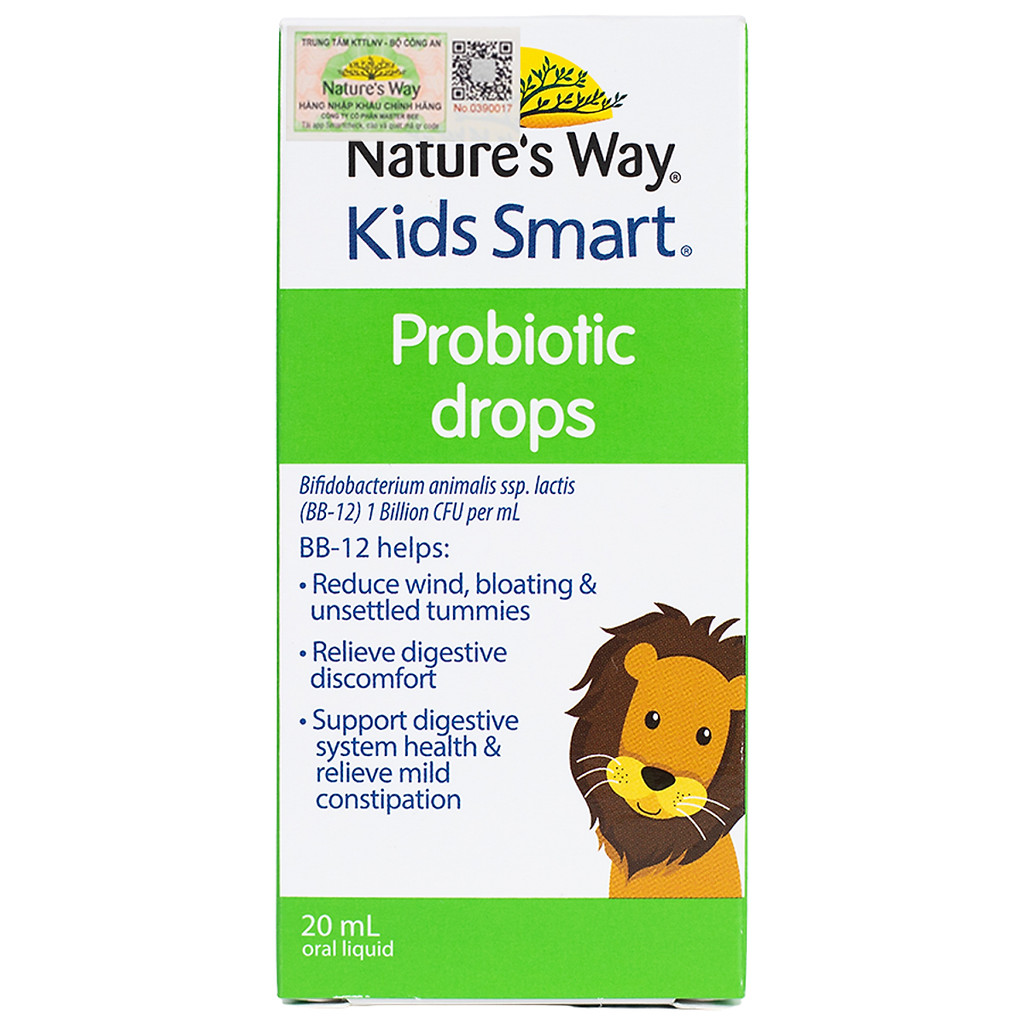 Nature's Way Kids Smart DROPS PROBIOTIC - Bổ Sung Men Vi Sinh Cho Bé (20ml/lọ) | Shopee Việt Nam