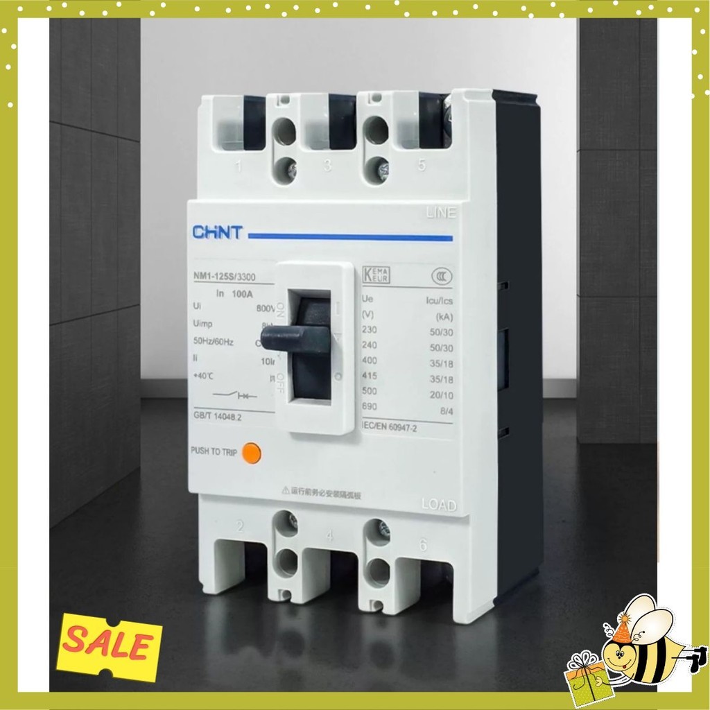 [MỚI] Aptomat CHINT MCCB 3P 160A,200A,250A - NM1-250S - ÁT khối CHINT 3p 160A, 200A, 250A ...