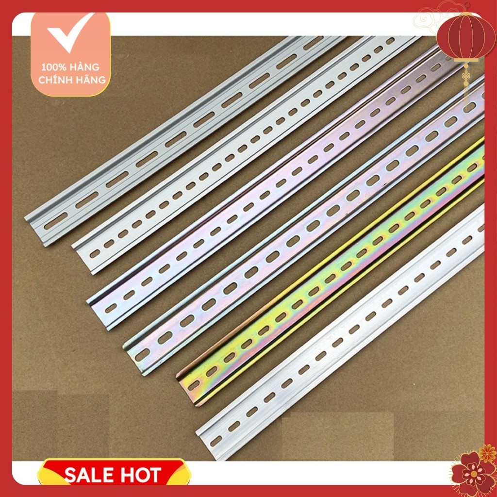 [MỚI] Thanh ray nhôm gài aptomat - thanh rack gài át tủ điện [ 50CM ...