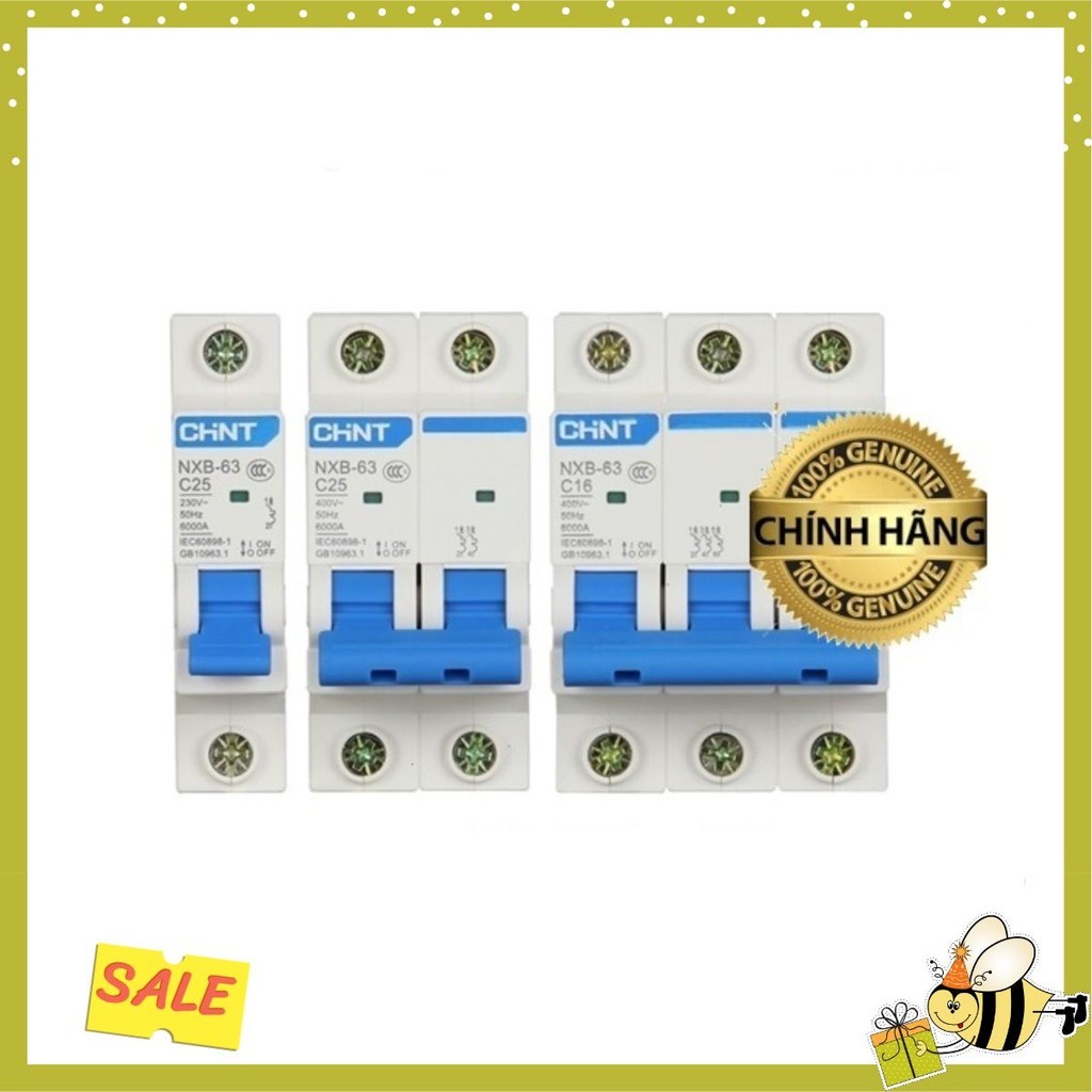 [MỚI] ATTOMAT CHINT MCB 2P 16-63A -át tép 1 pha -NXB32, NXB-63 | Shopee ...