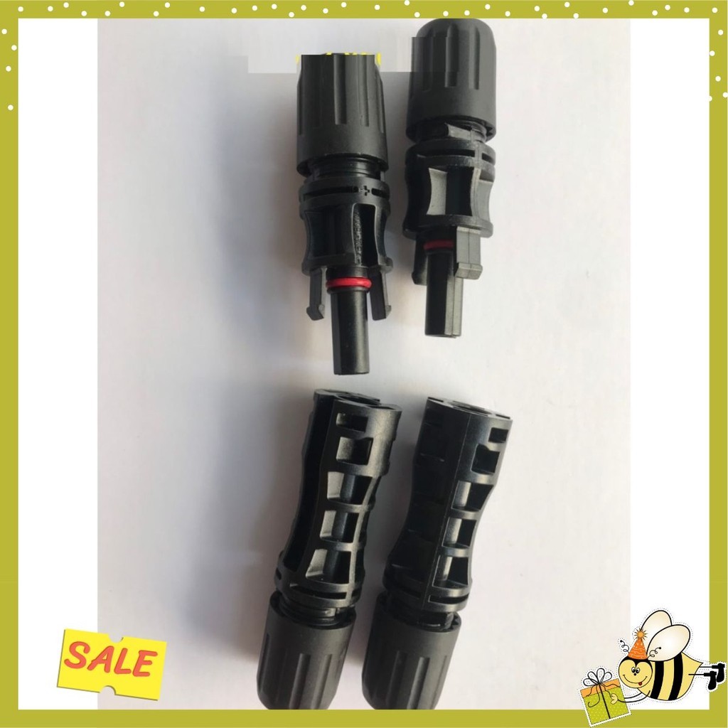 [MỚI] Jack MC4 1500V - Jack kết nối tấm PIN năng lượng mặt trời | Shopee Việt Nam