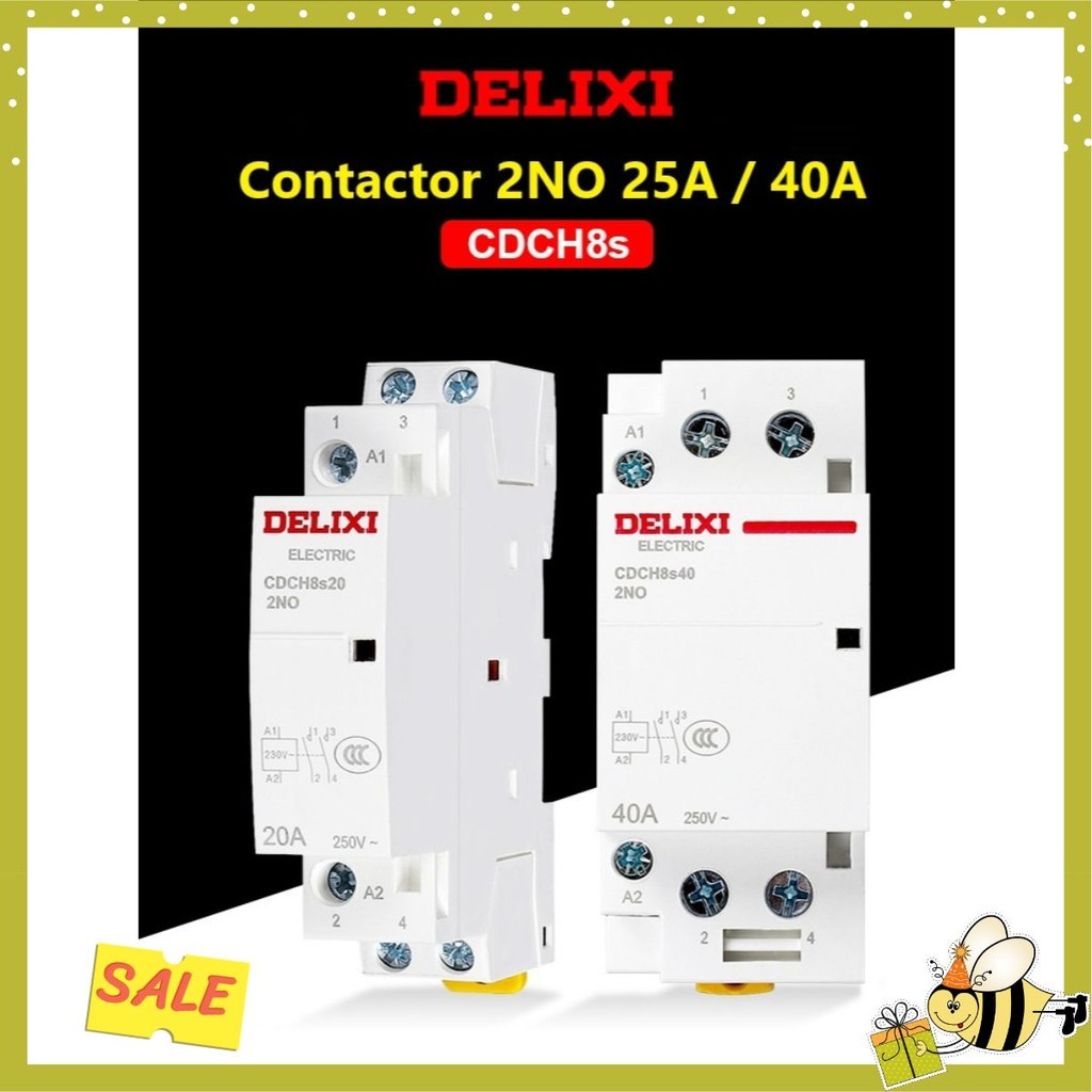 [MỚI] Khởi động từ 1 pha 25A delixi - Khởi tép 1 pha chất lượng cao 25A -CDCH8s40 | Shopee Việt Nam