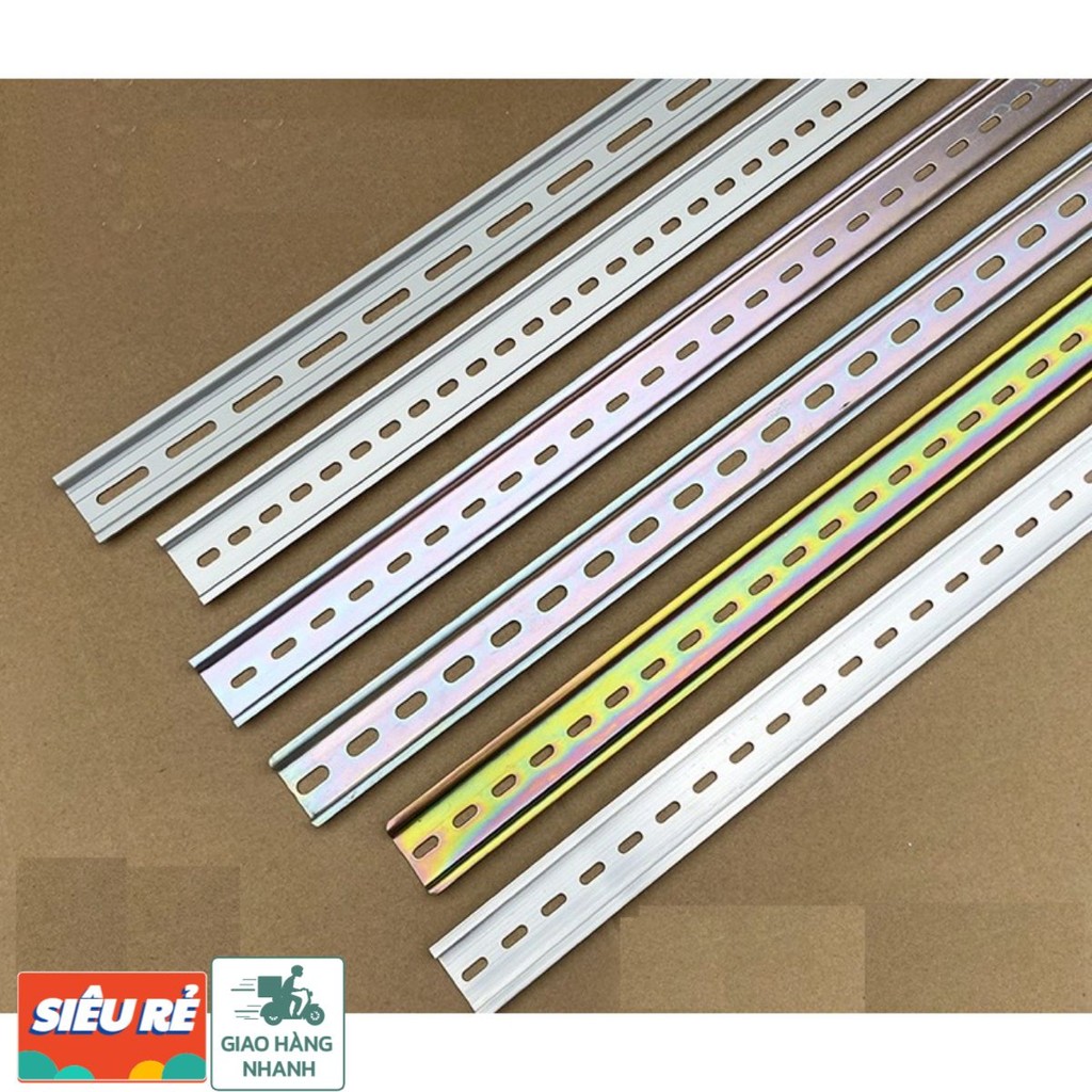 50Cm Thanh ray nhôm cài át Rail C45 - Thanh DIN nhôm cài aptomat [ 50cm ...