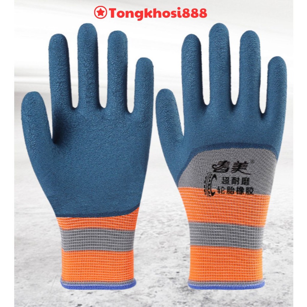PVN66118 Gang tay bảo hộ lao động chống mài mòn, gang sơn,gang tay lao ...