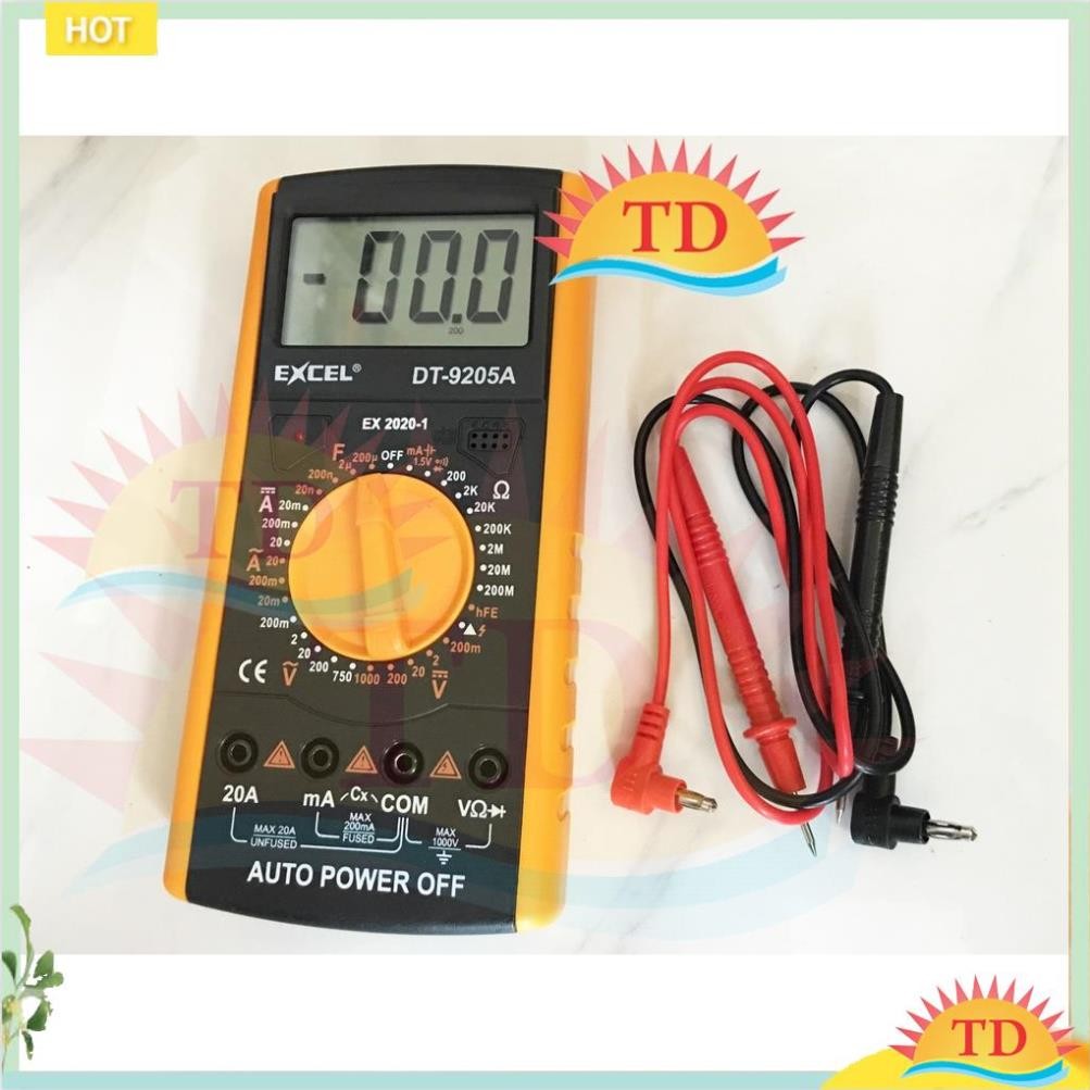 Đồng hồ đo điện - điện tử dành cho kỹ thuật EXCEL DT9205A mẩu 2020-1 | Shopee Việt Nam