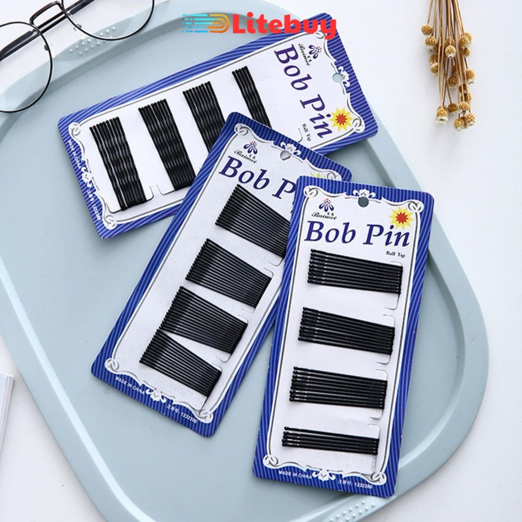 PVN61755 Vỉ 36, 60 chiếc kẹp tăm làm đẹp phong cách Hàn Quốc | Shopee ...