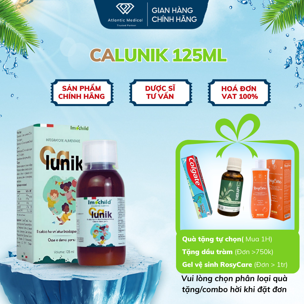 [Quà Tự Chọn] Canxi Sinh Học Imochild CALUNIK Bổ Sung Canxi LipoCal D3 ...