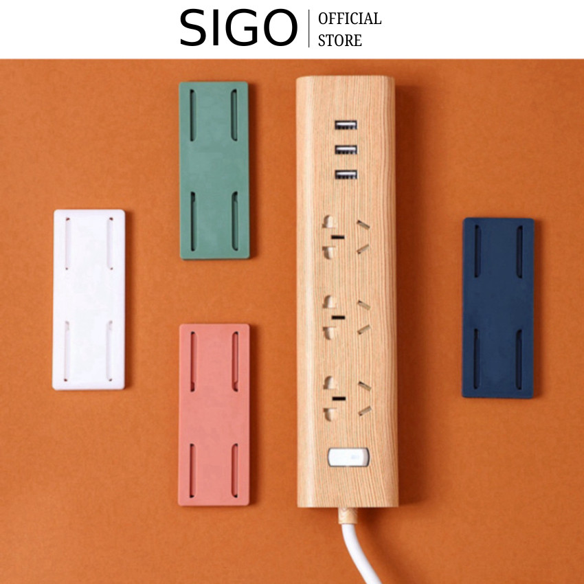 Miếng Dán Tường Treo Ổ Cắm Điện, Modem Wifi Giá Đỡ Treo Tường Cố Định Ổ ...