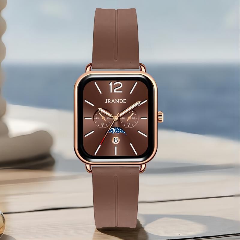 JRANDE Đồng Hồ Nữ Hình Vuông Kiểu Nổ Xuyên Biên Giới Đồng Hồ Nữ Băng ...