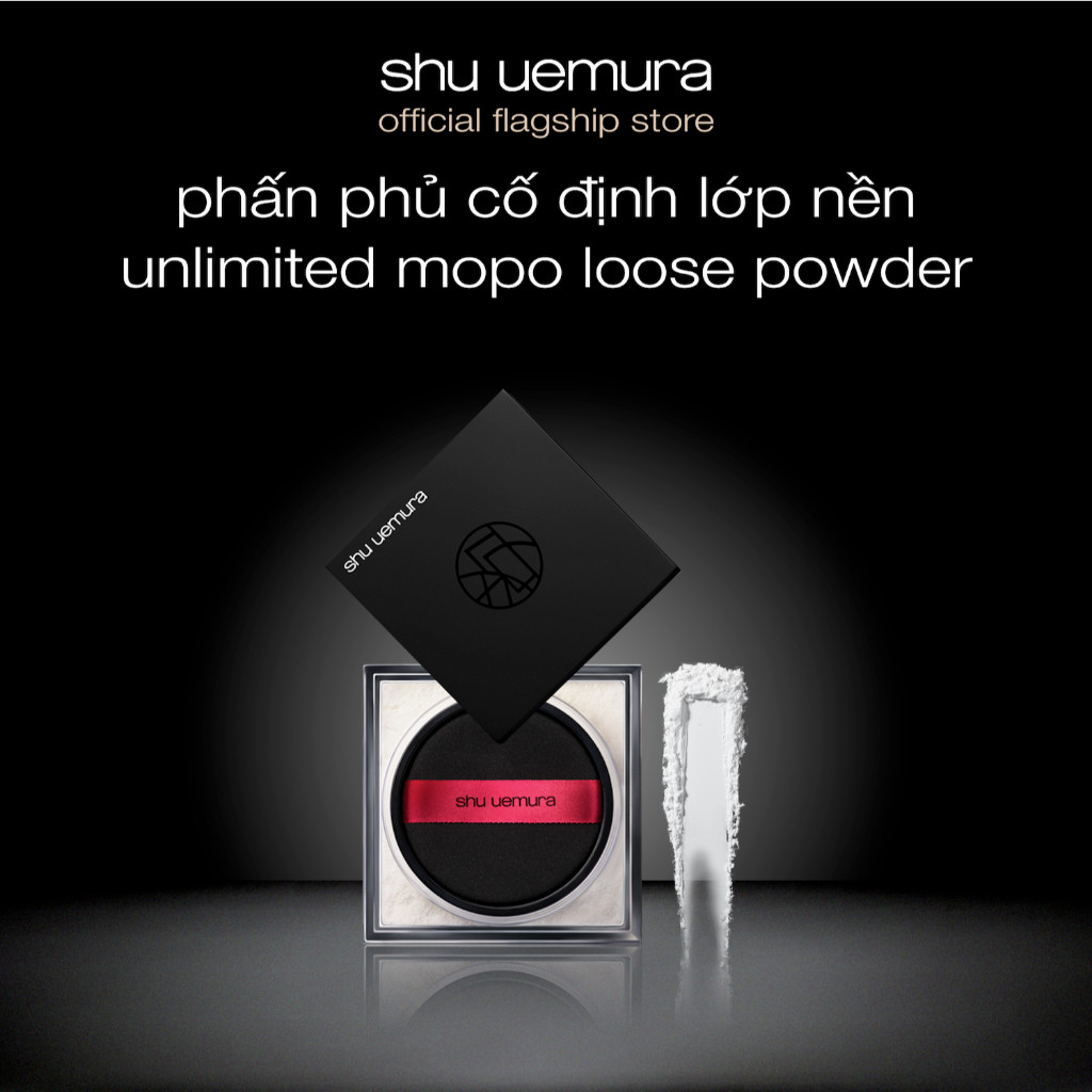 phấn phủ dạng bột mỏng nhẹ cố định lớp nền shu uemura unlimited mopo ...