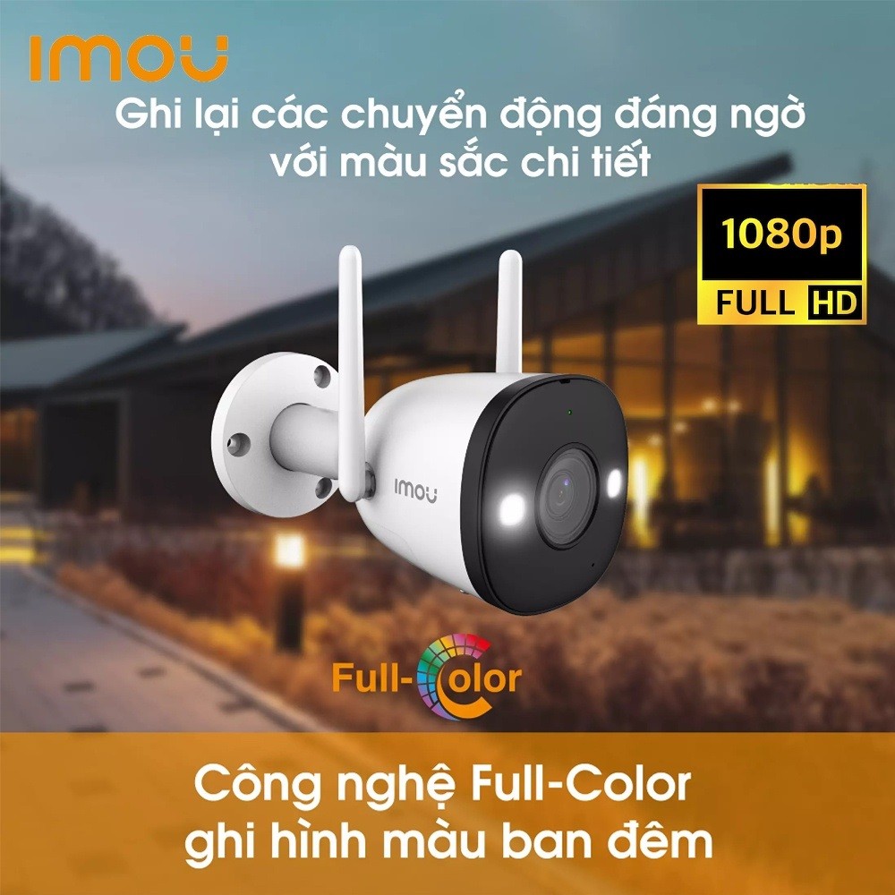 Camera Wifi IMOU Ngoài Trời, Camera có Màu ban đêm F22P, F22FP, F22FEP ...