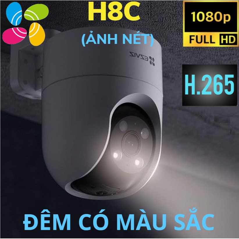 Camera WIFI Ngoài Trời 2 mắt Xoay 360 EZVIZ H9C C8C H8C 3MP 4MP 6MP ...