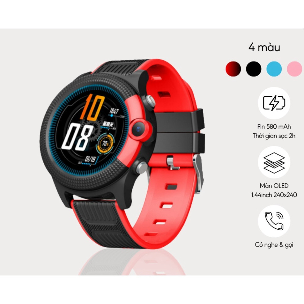 Đồng hồ thông minh trẻ em D36 Nghe gọi Video Nhắn tin Định vị Có Tiếng ...