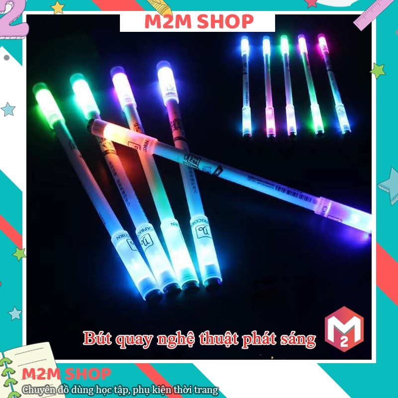 Bút quay nghệ thuật phát sáng pen spinning nhân vật hoạt hình cực ngầu ...
