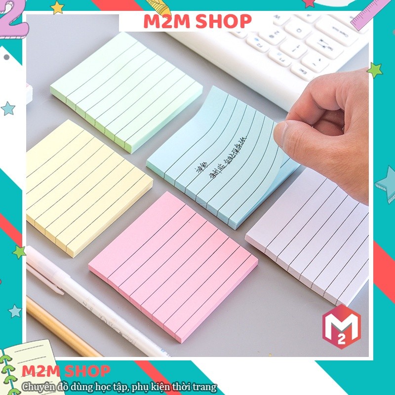 Giấy note có dòng kẻ sắc màu, giấy nhớ có dòng kẻ (76cm x 76cm ...