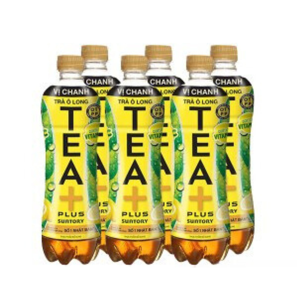 Lốc 6 Trà Ô long Vị Chanh Tea+ (450ml/Chai) | Shopee Việt Nam