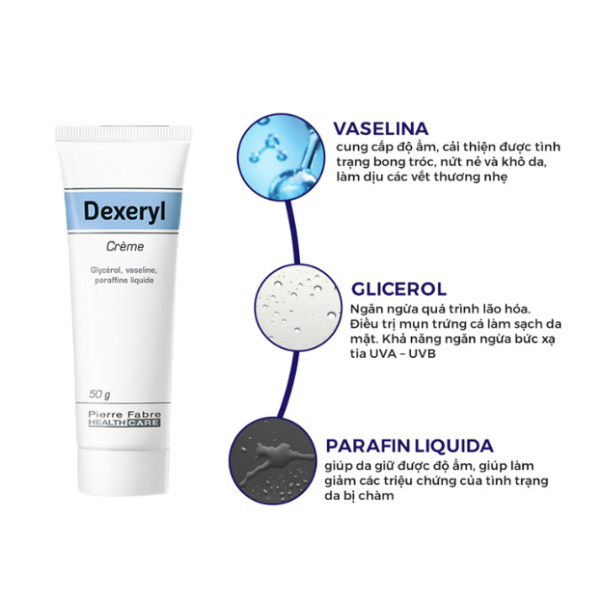 Kem nẻ Dexeryl Creme dưỡng ẩm và làm mềm da chính hãng Pháp 250g hỗ trợ ...