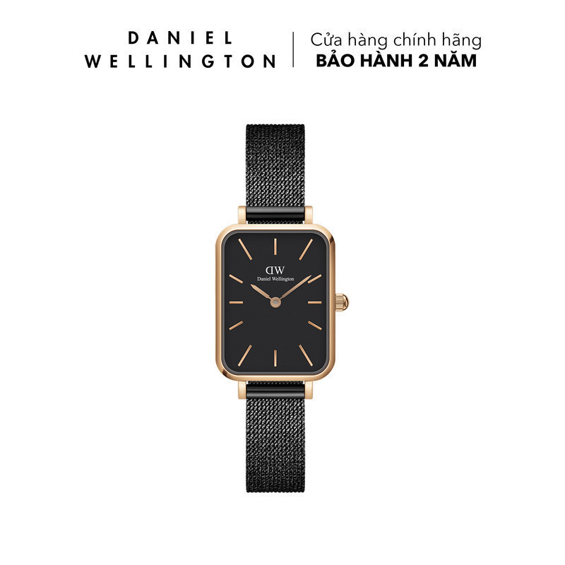 Đồng hồ Nữ Daniel Wellington dây lưới - Quadro Pressed Ashfield 20x26mm ...