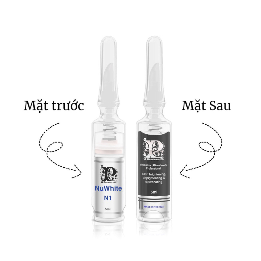 [HÀNG NHẬP KHẨU] KEM LÀM HỒNG NHŨ HOA - MIBITI PRUDENTE NUWHITE N1 TEM XANH 5ML | Shopee Việt Nam