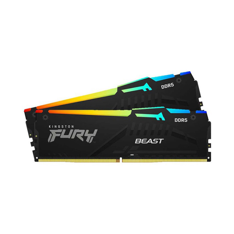RAM DESKTOP KINGSTON FURY BEAST RGB 16GB (2X8GB) - DDR5 5600MHZ | Shopee Việt Nam