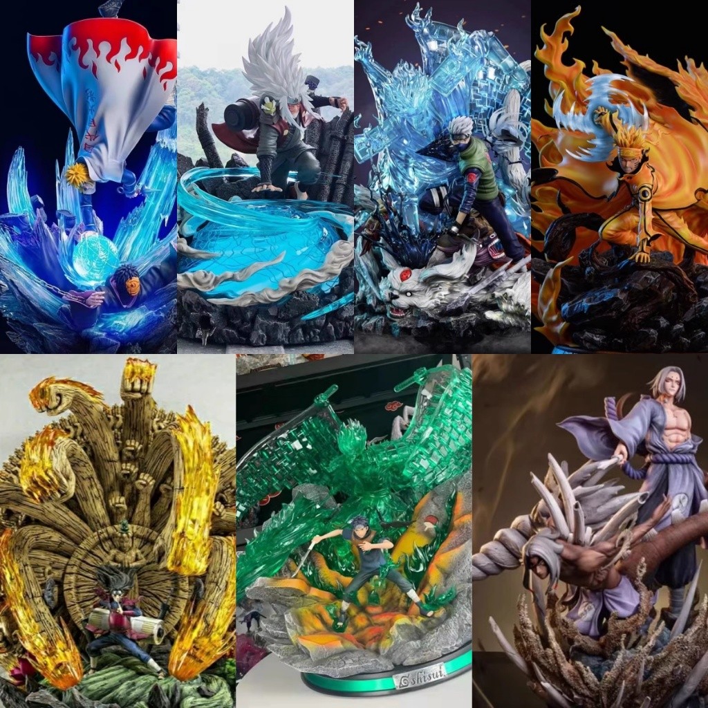 Naruto Mô Hình Nhân Vật sasuke Kyubi Sakura Gai hashirama killer bee ...