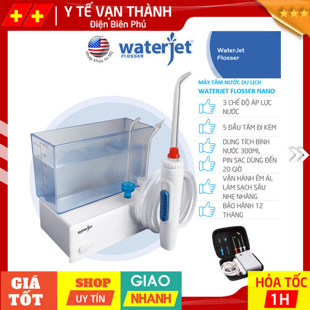 Máy Tăm Nước Du Lịch WaterJet Flosser Nano | BẢO HÀNH 1 NĂM -VT0505 ...