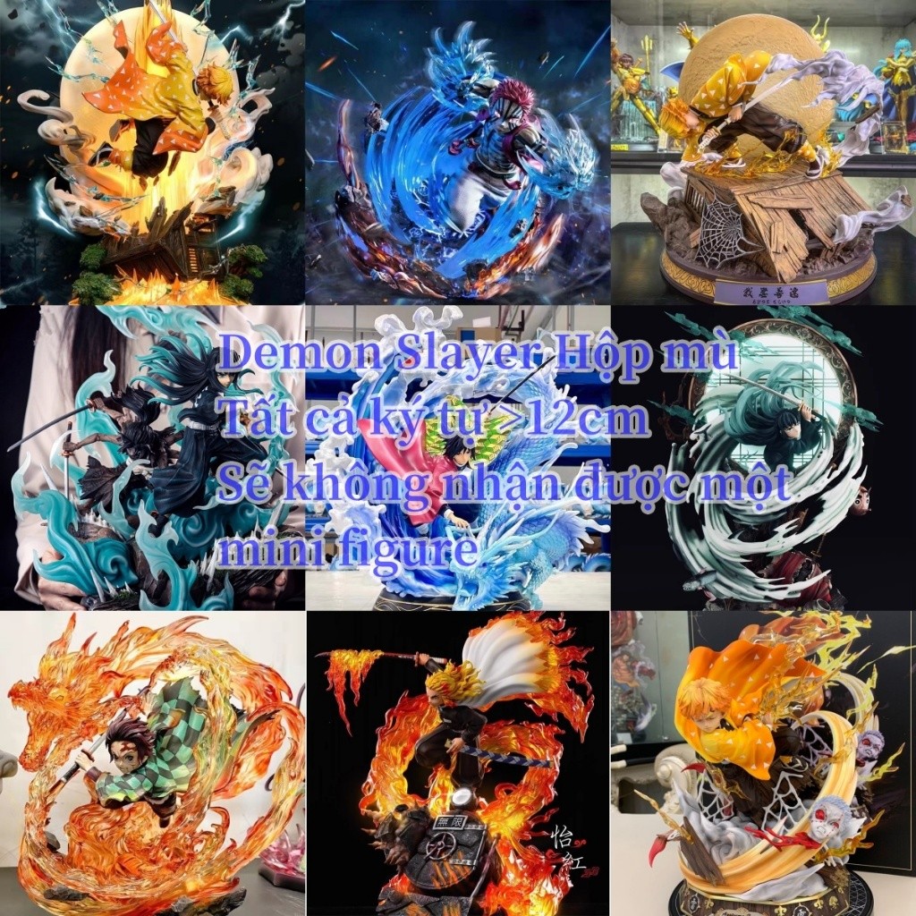 Túi May Mắn Hộp Bí Ẩn Hộp Mù Demon Slayer Kokushibou Zenitsu ...
