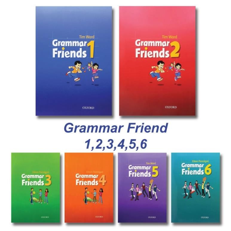 Sách Luyện ngữ pháp Grammar Friend - Level 1,2,3,4,5,6 in màu khổ A4 ...