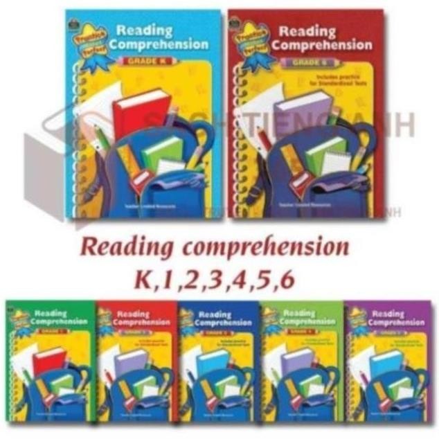 Reading Comprehension - Grade K,1,2,3,4,5,6 - bản đẹp khổ A4 | Shopee ...