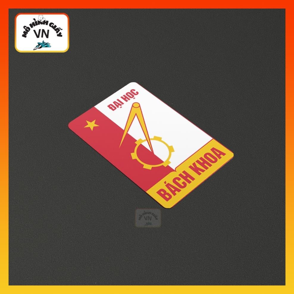 Combo 30 Miếng Dán Sticker Logo Đại học Bách Khoa (HUST) - MohinhgiayVN ...
