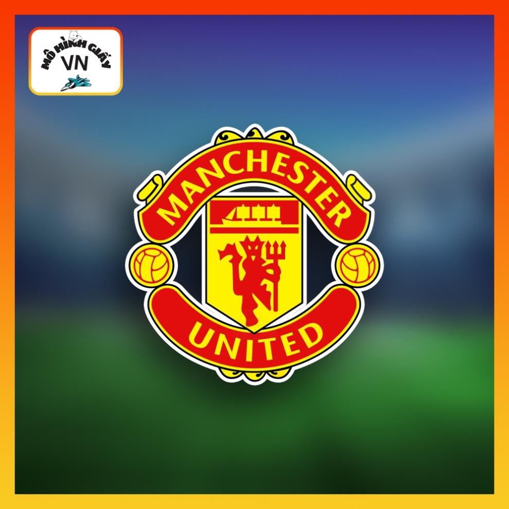 Combo 42 Miếng Dán Sticker Logo Manchester United (MU) - MohinhgiayVN ...