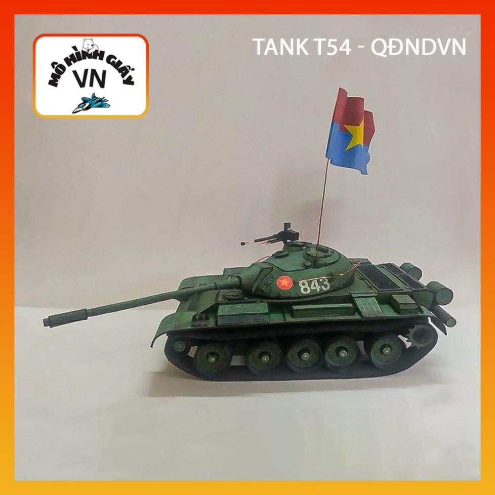 Mô Hình Giấy Lắp Ráp Xe Tăng T54 Việt Nam - MohinhgiayVN | Shopee Việt Nam