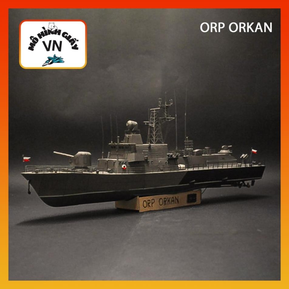 Mô Hình Giấy Lắp Ráp Tàu Pháo ORP ORKAN | Shopee Việt Nam
