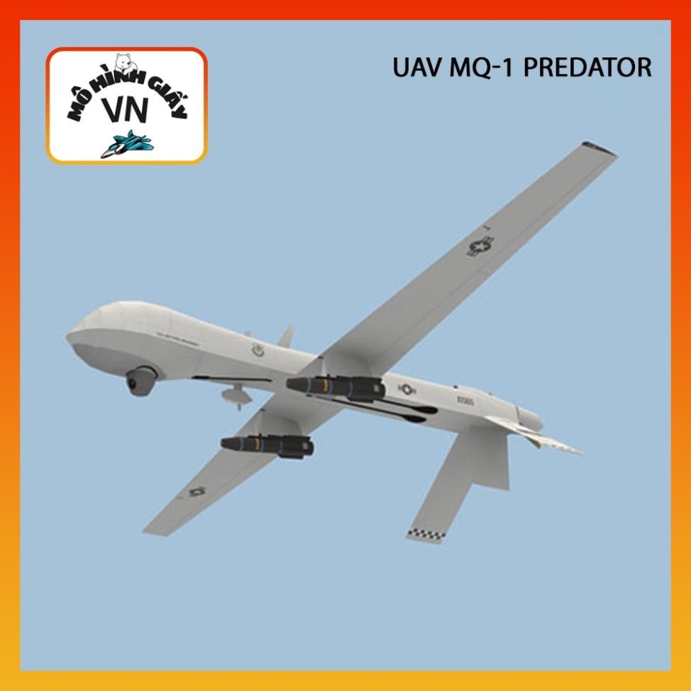 Mô Hình Giấy Lắp Ráp Máy Bay Không NgườI Lái MQ-1 Predator UAV | Shopee Việt Nam