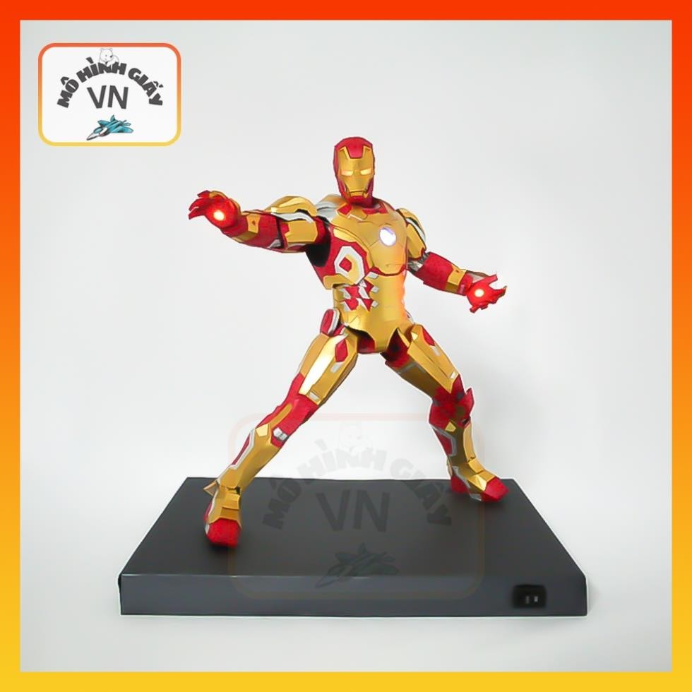 Mô Hình Giấy Lắp Ráp Iron Man Mark 42 XLII - MohinhgiayVN | Shopee Việt Nam