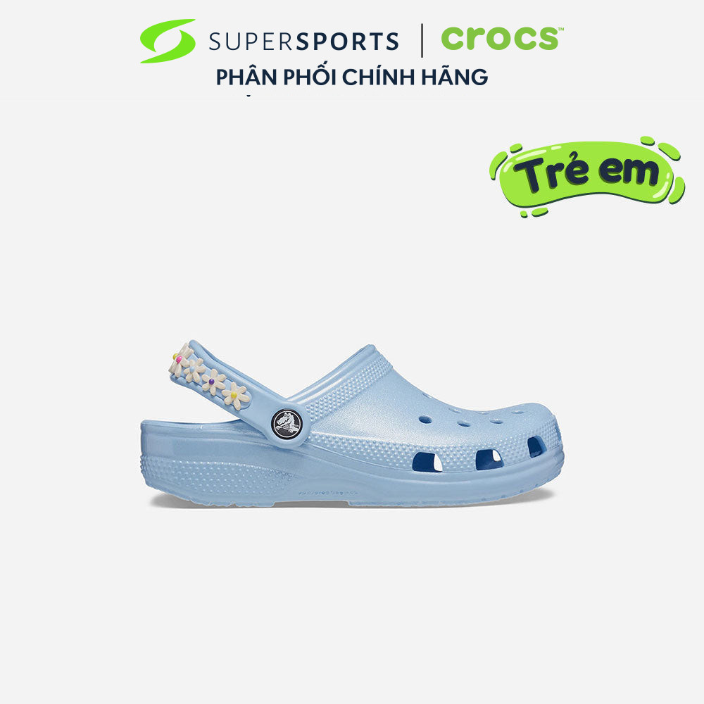 Giày Clog Trẻ Em Crocs Classic Daisy Chain - Xanh Dương - 209065-4NS ...