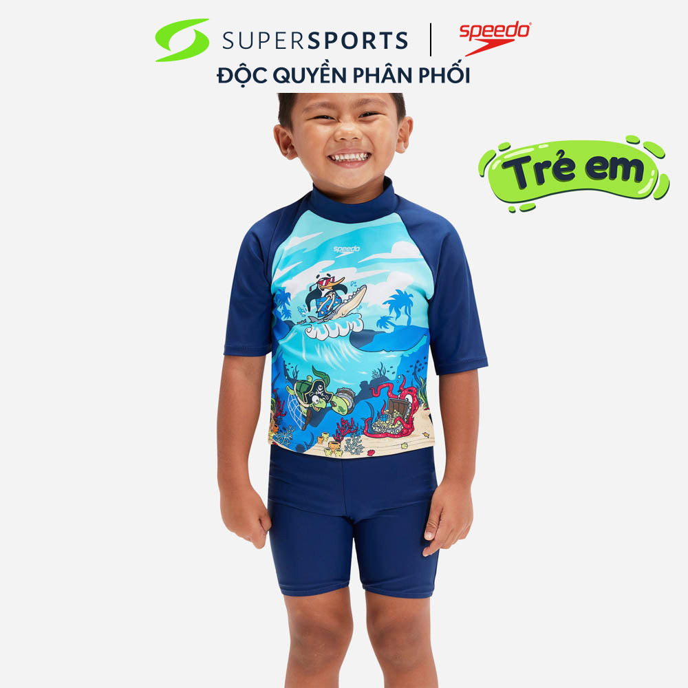 Bộ Đồ Bơi Chống Nắng Bé Trai Speedo Learn To Swim - Xanh Dương - 8 ...