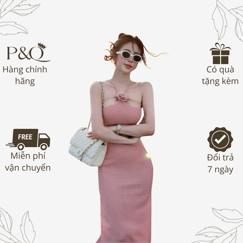 P&Q do1 | đầm ôm body maxi cổ thuyền vải lanh gân co giãn có bigsize ...