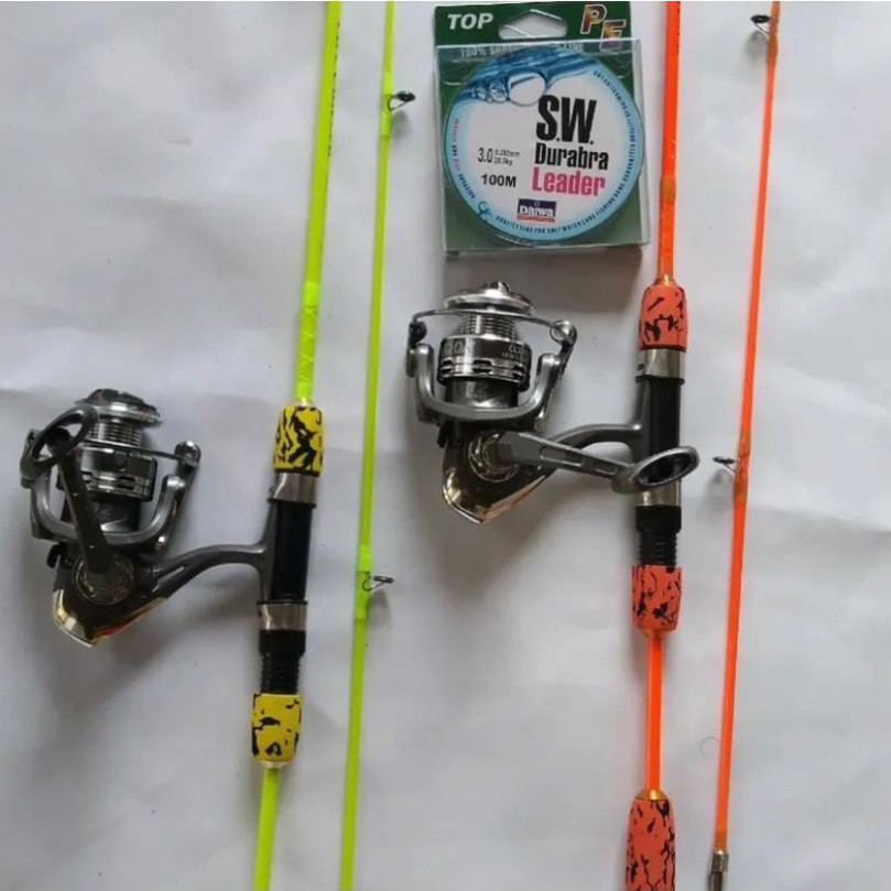 Combo cần câu lure toro kèm máy câu và tặng cuộn dù dài 100m ...
