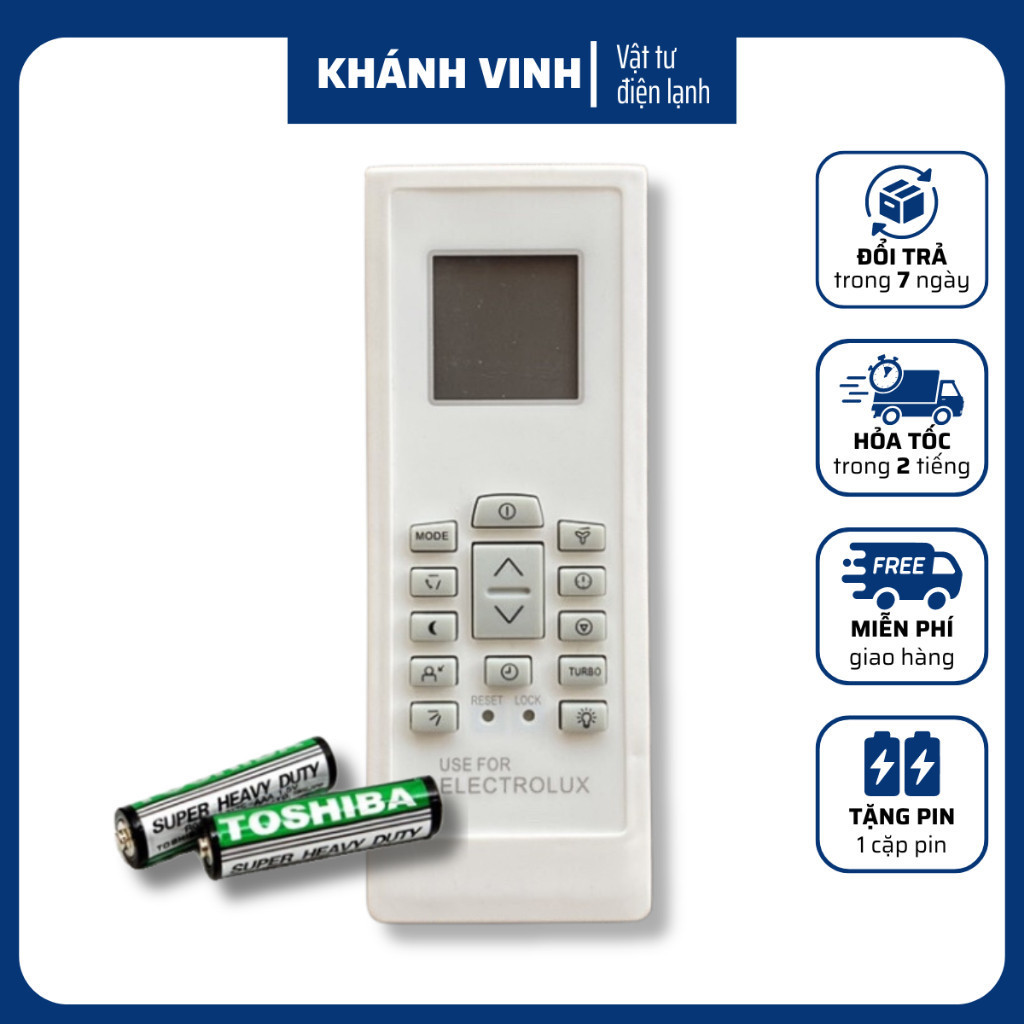Remote máy lạnh ELECTROLUX VUÔNG DÀI, remote ELECTROLUX, điều khiển ...