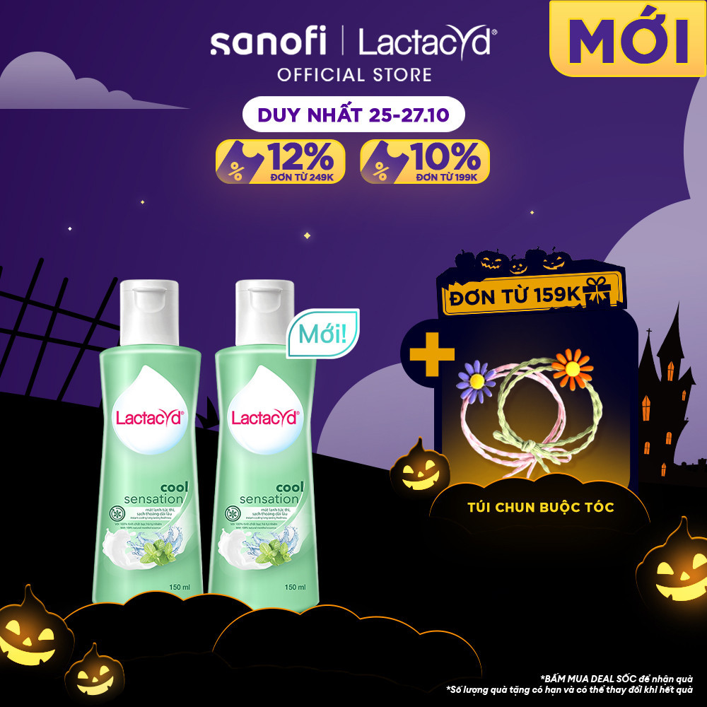 Bộ 2 DDVS Phụ Nữ Lactacyd Cool Sensation 150ml Mát Lạnh & Sạch Thoáng ...