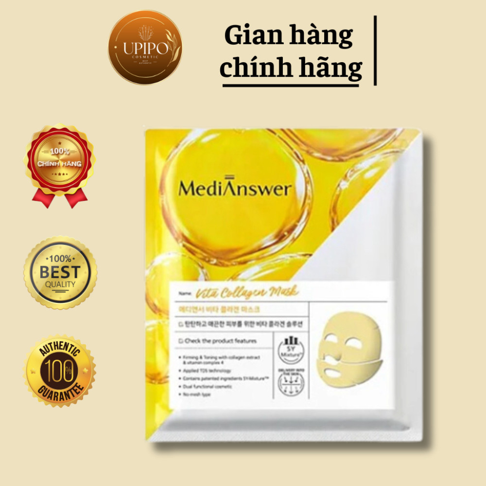 Mặt nạ thạch Collagen, Medi Answer Vita Collagen Mask 37g - | Shopee ...