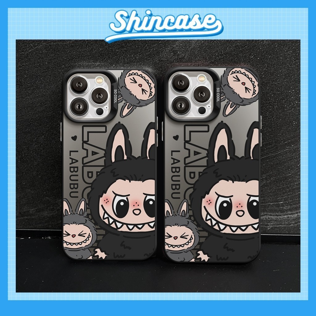 Ốp Lưng iPhone Dark Labubu IMD Cứng Nhám, Siêu Chống Sốc, Bảo Vệ Camera ...
