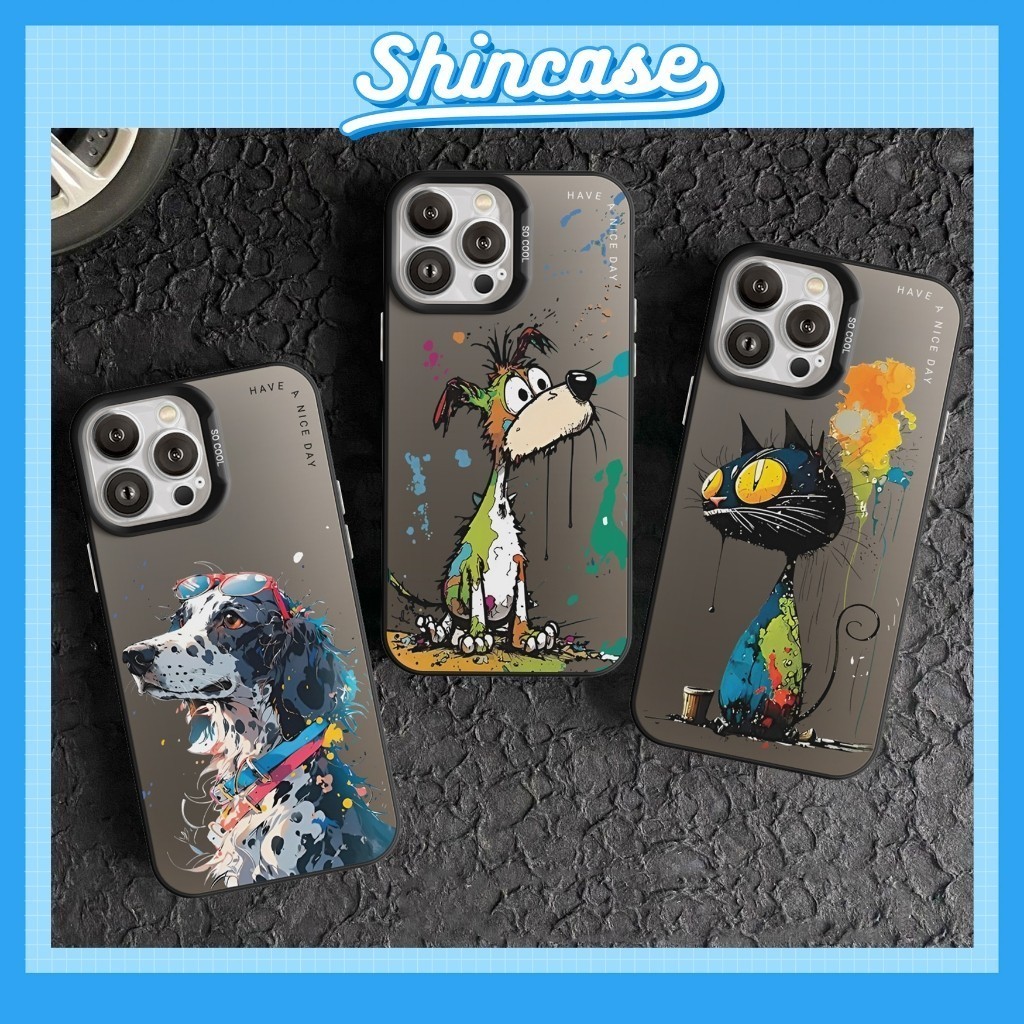 Ốp Lưng iPhone Animal Art IMD Cứng Nhám, Siêu Chống Sốc, Bảo Vệ Camera ...