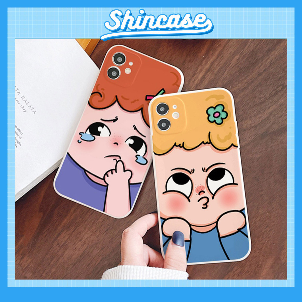 Ốp lưng iphone Angry baby cạnh vuông 6/6plus/6s/6splus/7/7plus/8/8plus ...