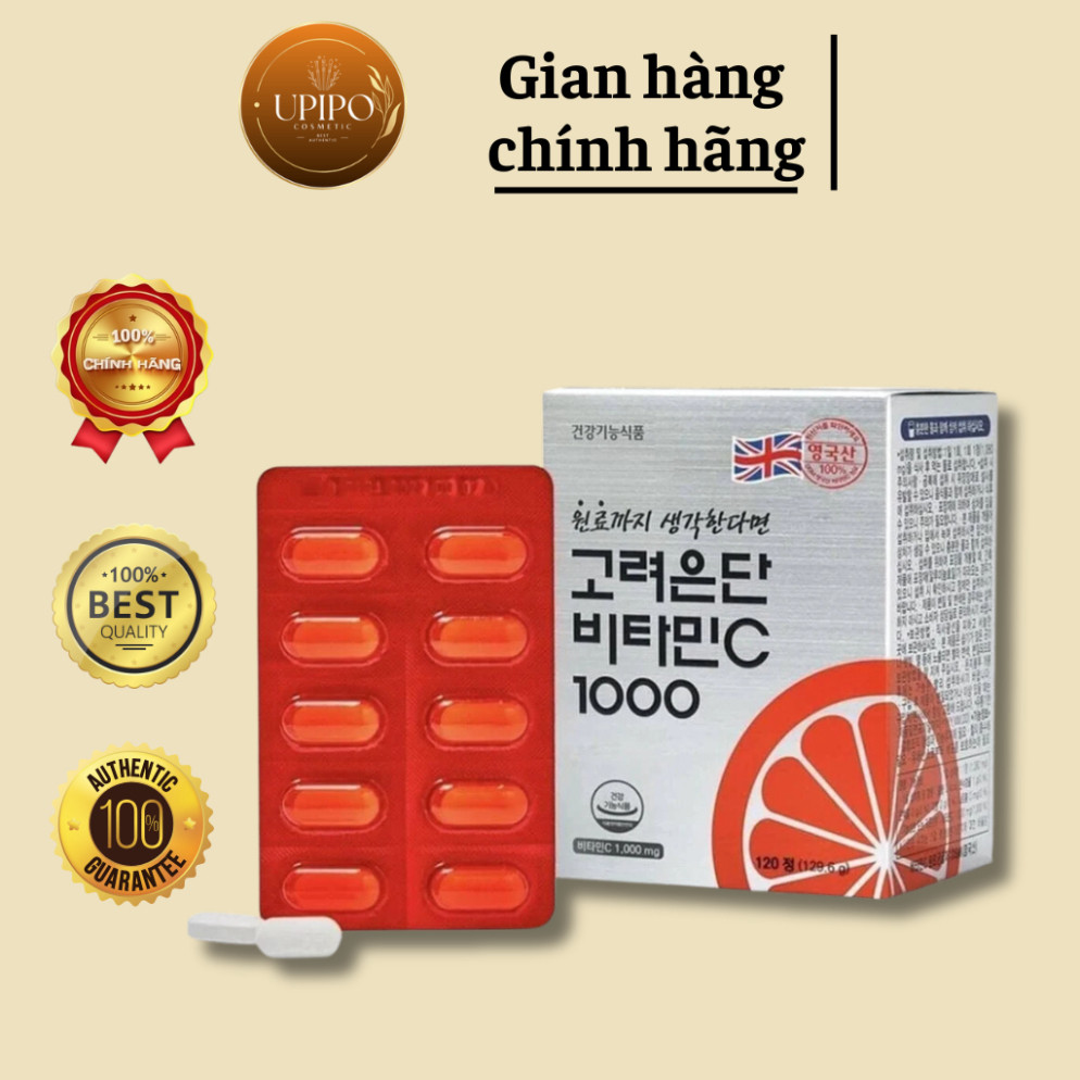Viên uống Eun.dan Vitamin C 1000mg Vitamin C 1000mg Korea (120 viên ...