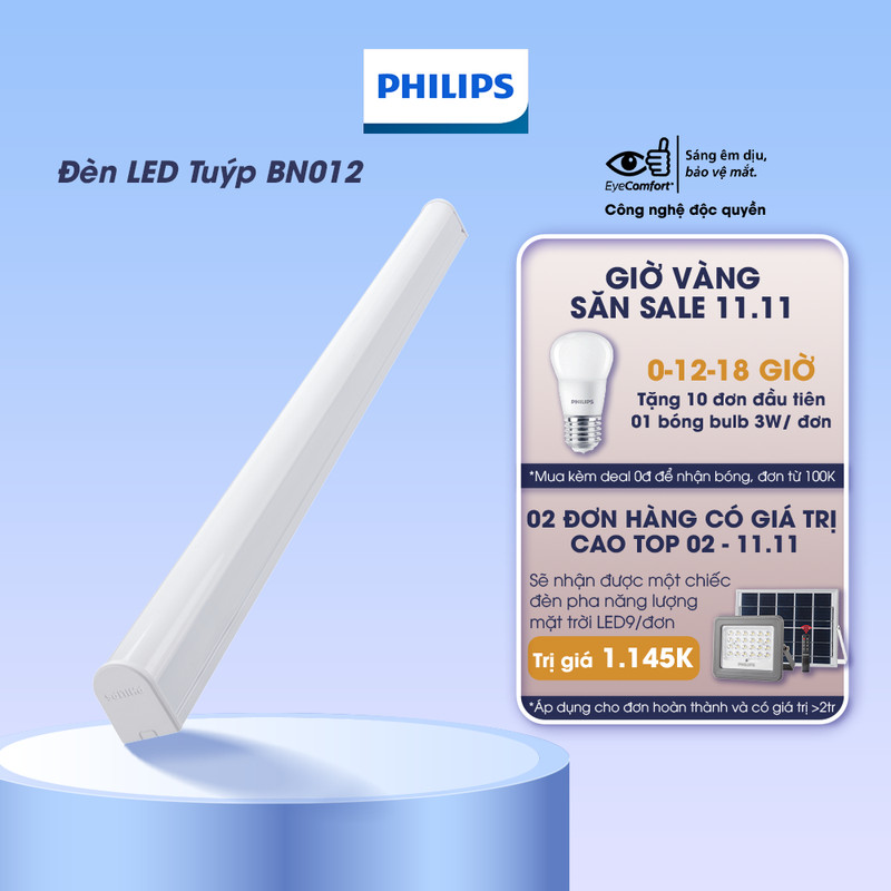 Bộ máng đèn Philips LED batten BN012C LED10/WW - NW L600 TH G2 | Shopee ...