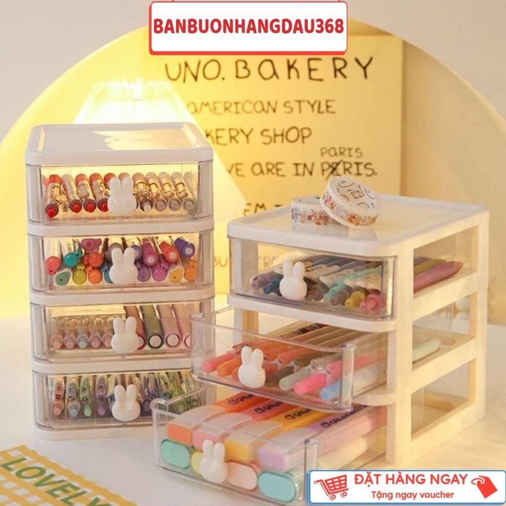 Kệ Nhựa Mini 2 tầng 3 4 5t, Kệ Mỹ Phẩm Để Bàn,Tủ Nhựa mini Hộp đựng phụ ...